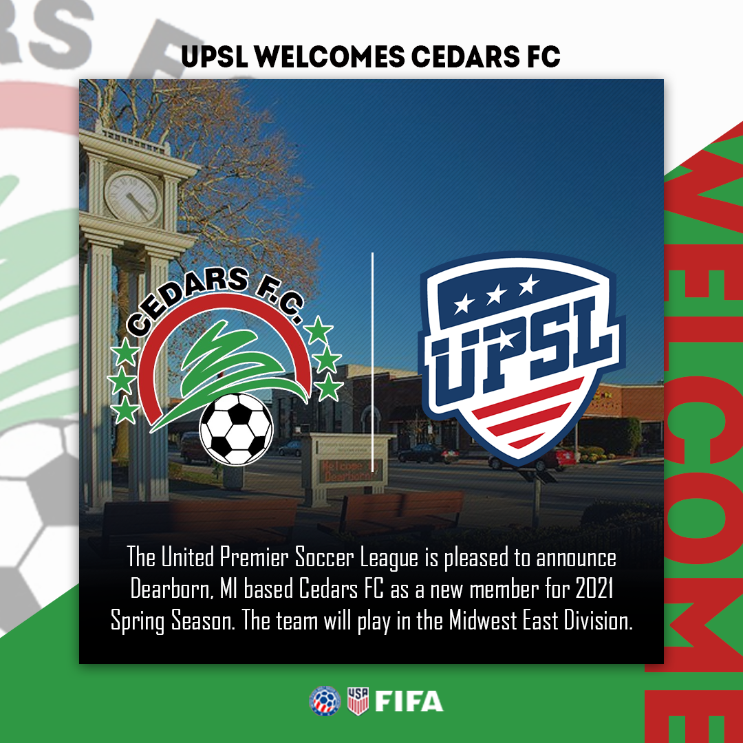 UPSL Announces Michigan Expansion With Cedars FC | Side FC 92